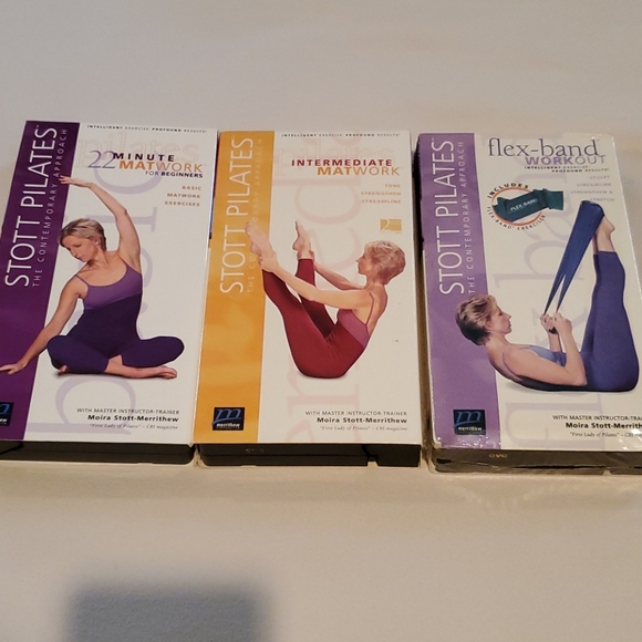 Other | 3 Stott Pilates Vhs Tapes | Poshmark